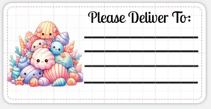 Printable INSTANT DOWNLOAD PDT Please Deliver to Labels Mailing Label ...