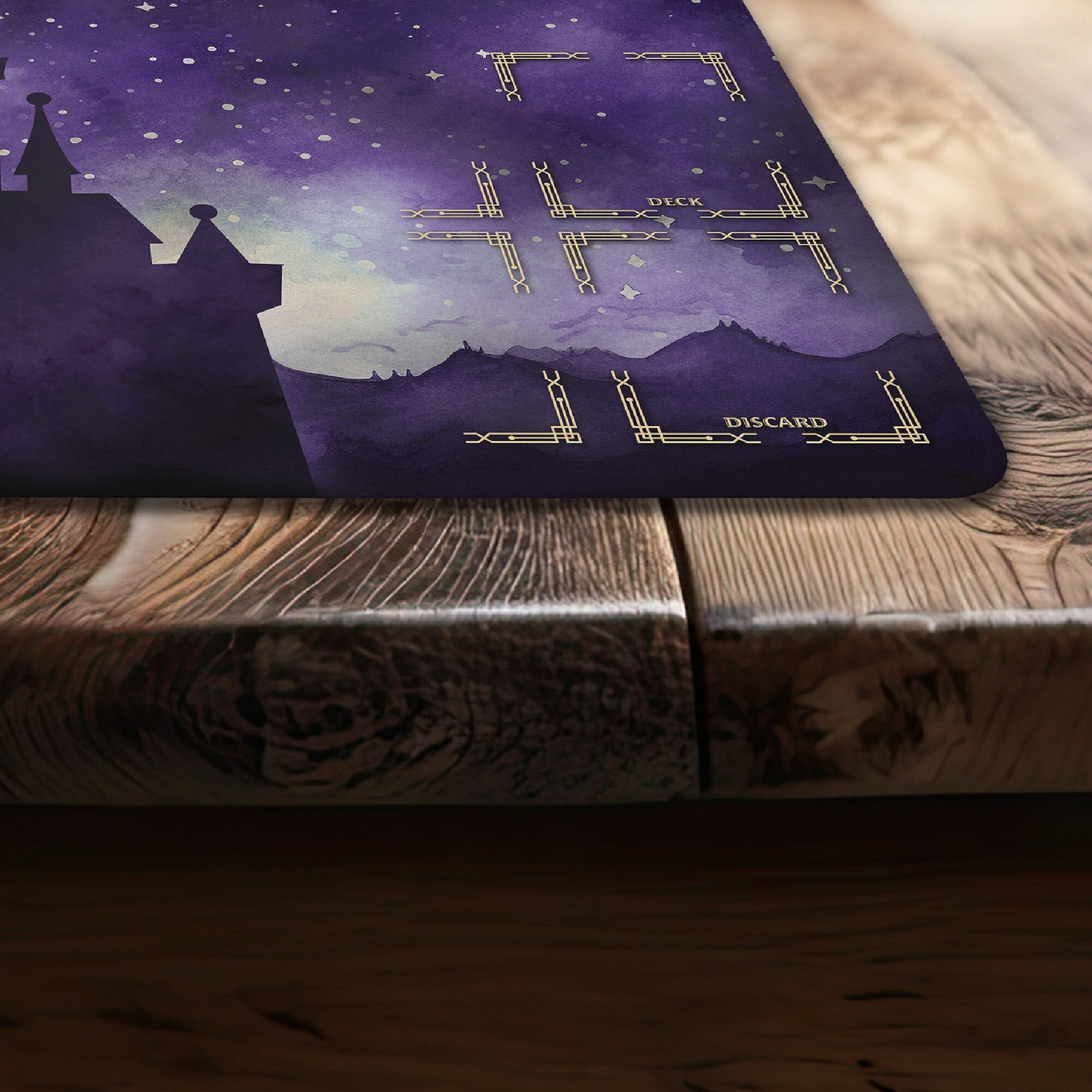 Lorcana Playmat Purple Galaxy Castle - Etsy