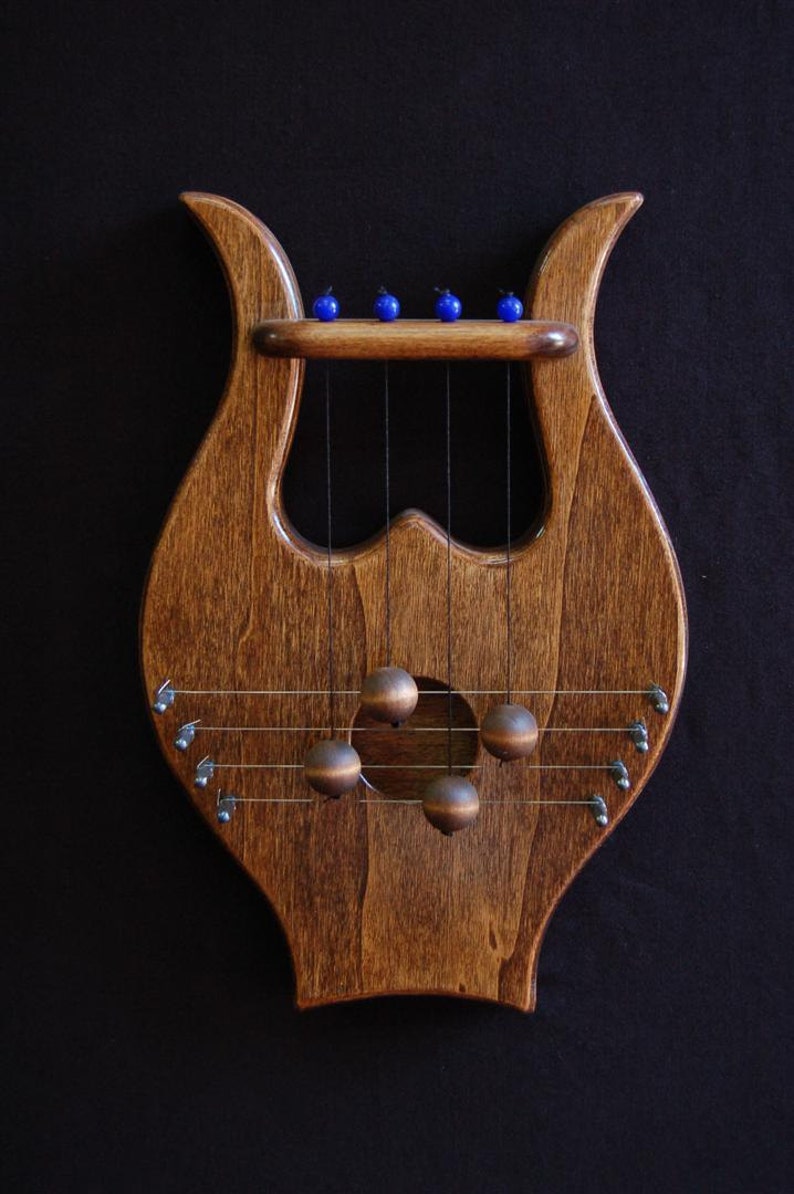 King David's Lyre Harp Biblical door harp Rosewood shade | Etsy