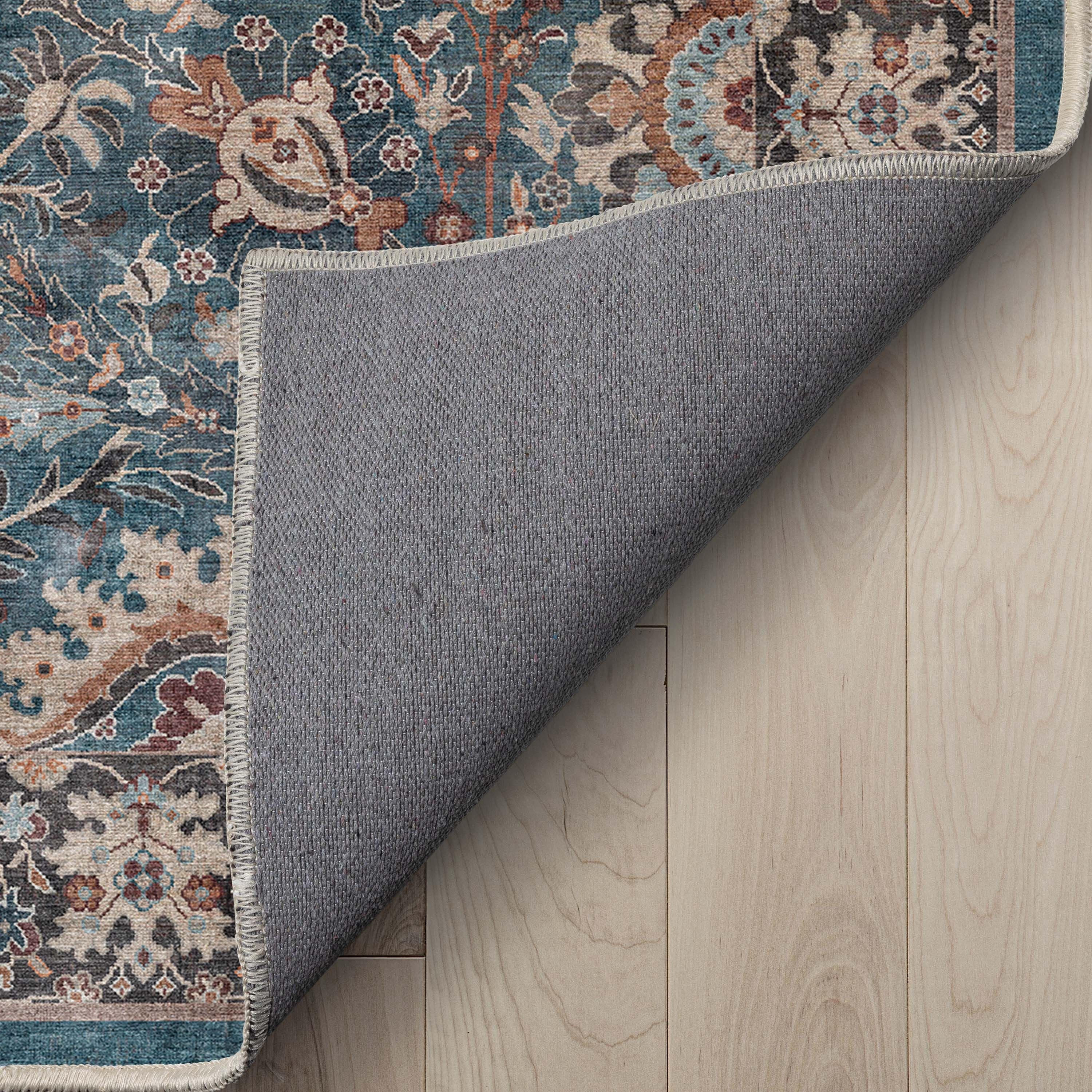 Liana Vintage Oriental Teal Flat-weave Rug - Etsy