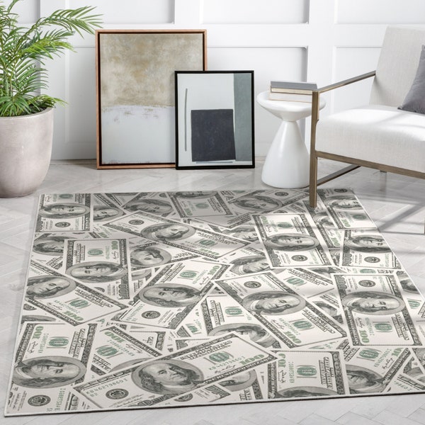 100 Dollars Bill Rug - Etsy