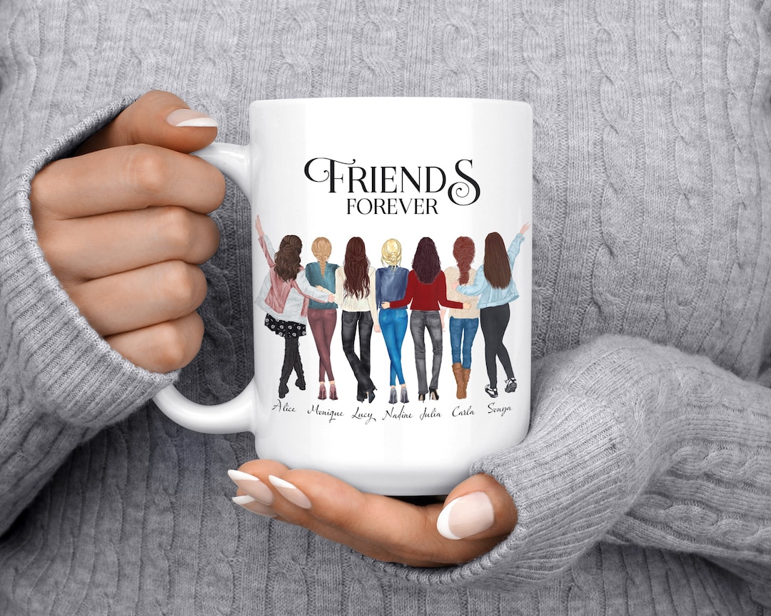 Seven Best Friends Custom Mug, Personalized Mug for Seven Friends ...