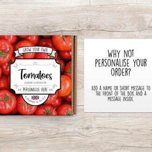Grow Your Own Tomatoes. Plastic Free Fun Eco Gift. Mother’s Day. Father ...