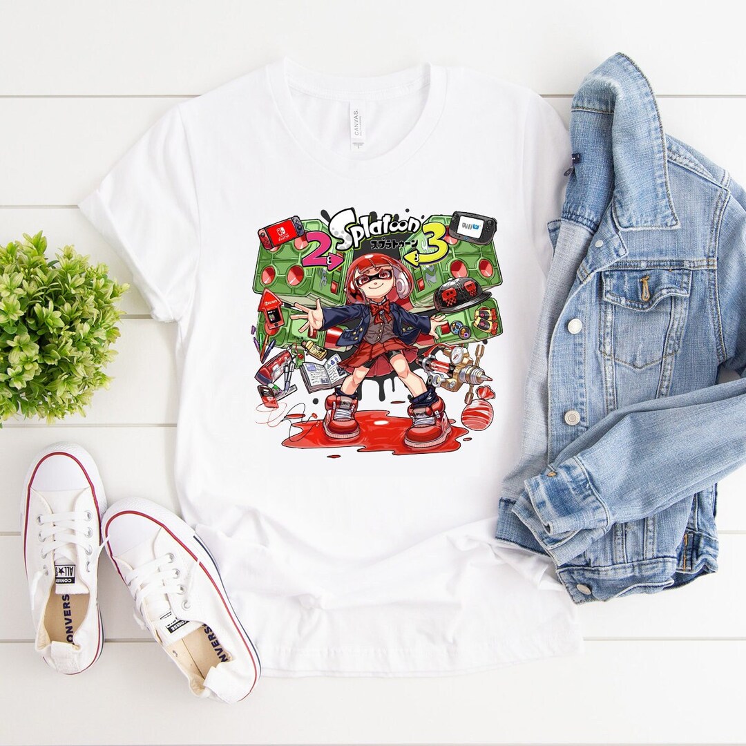 Splatoon Shirt Splatoon Unisex Video Game Shirt Splatoon Fan - Etsy