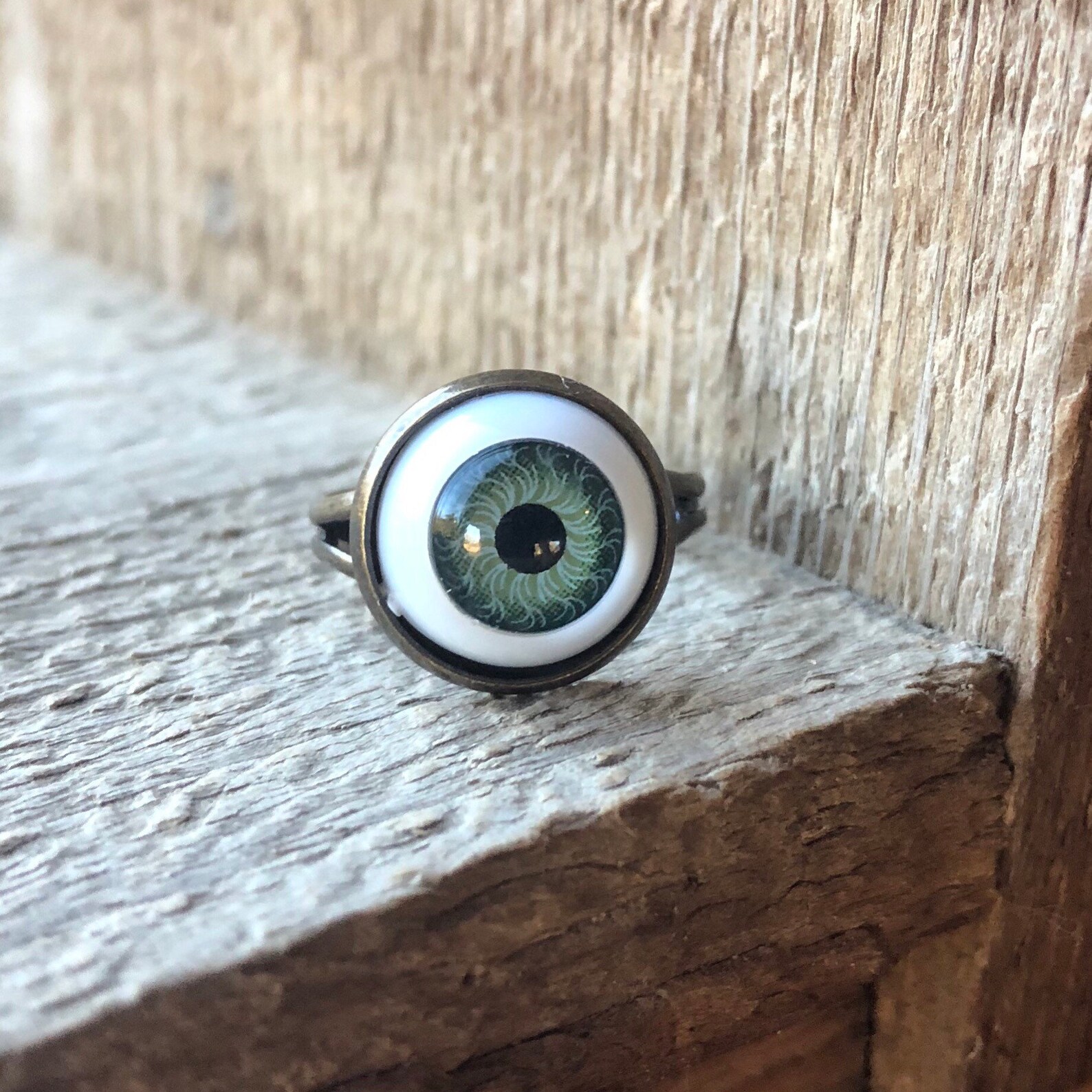 Eye ring eyeeyeball ring adjustable ring gift present | Etsy