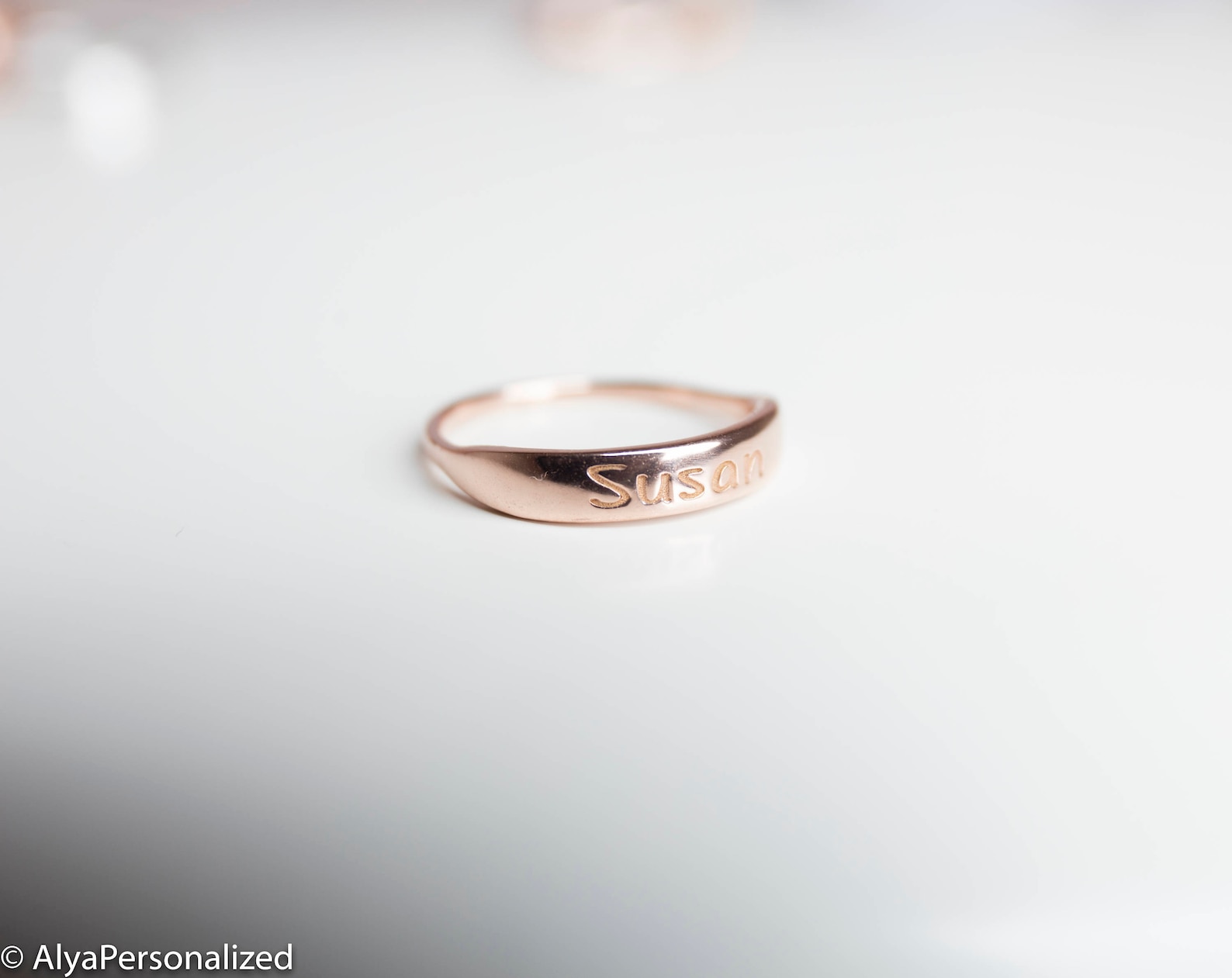 Stackable Name Rings Stacking Name Rings Name Ring | Etsy