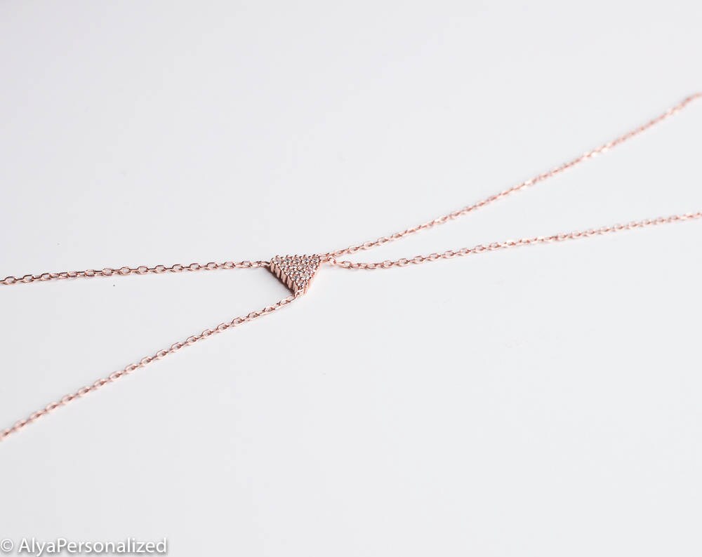 Rose Gold Hand Chain Slave Bracelet Body Jewelry Finger | Etsy