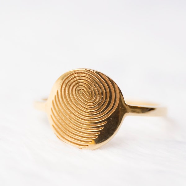 Fingerprint Ring - Etsy