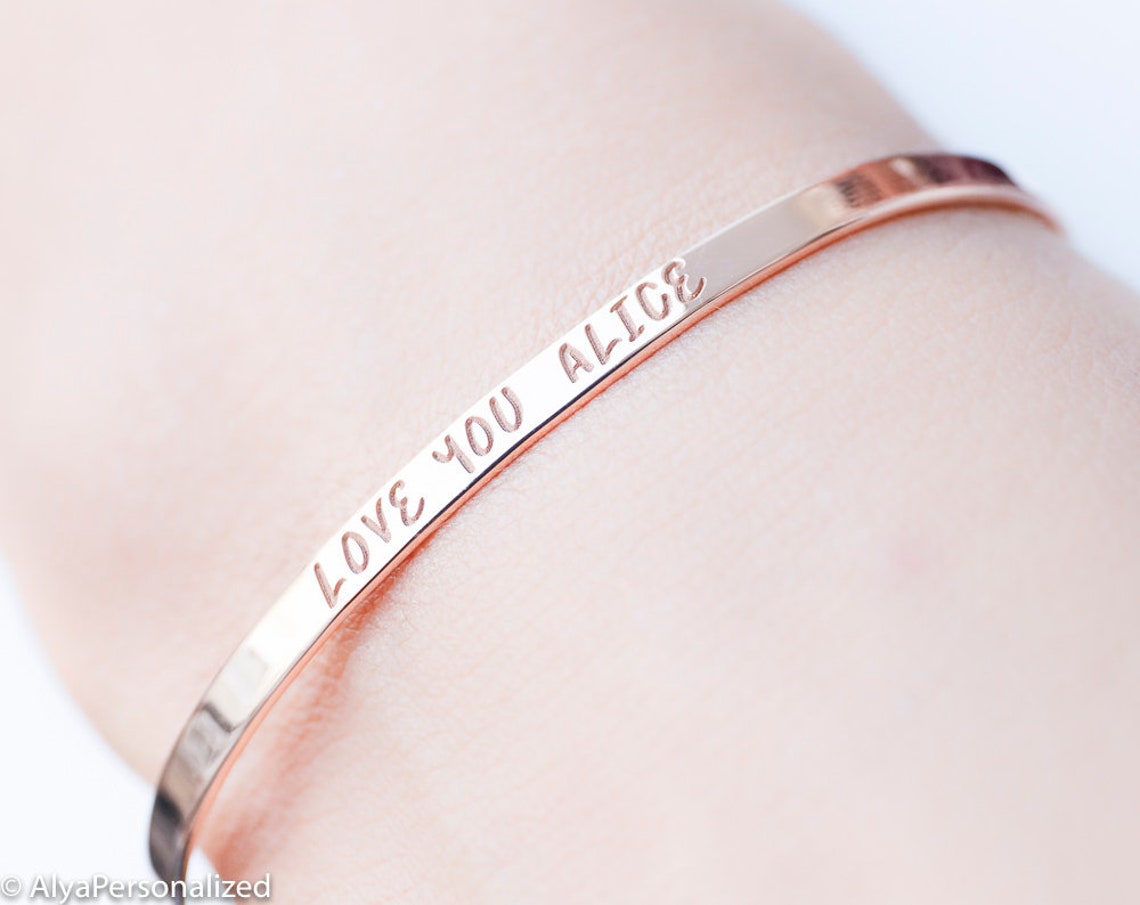 Personalized Friendship Bracelet Bracelets For Women Custom | Etsy