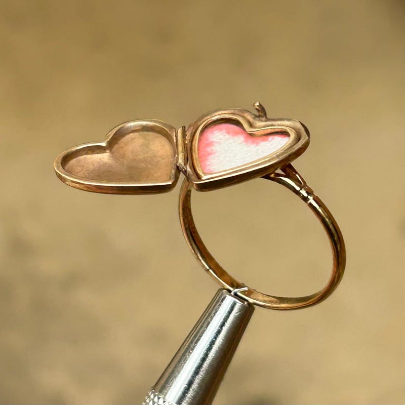 Locket Ring - Etsy