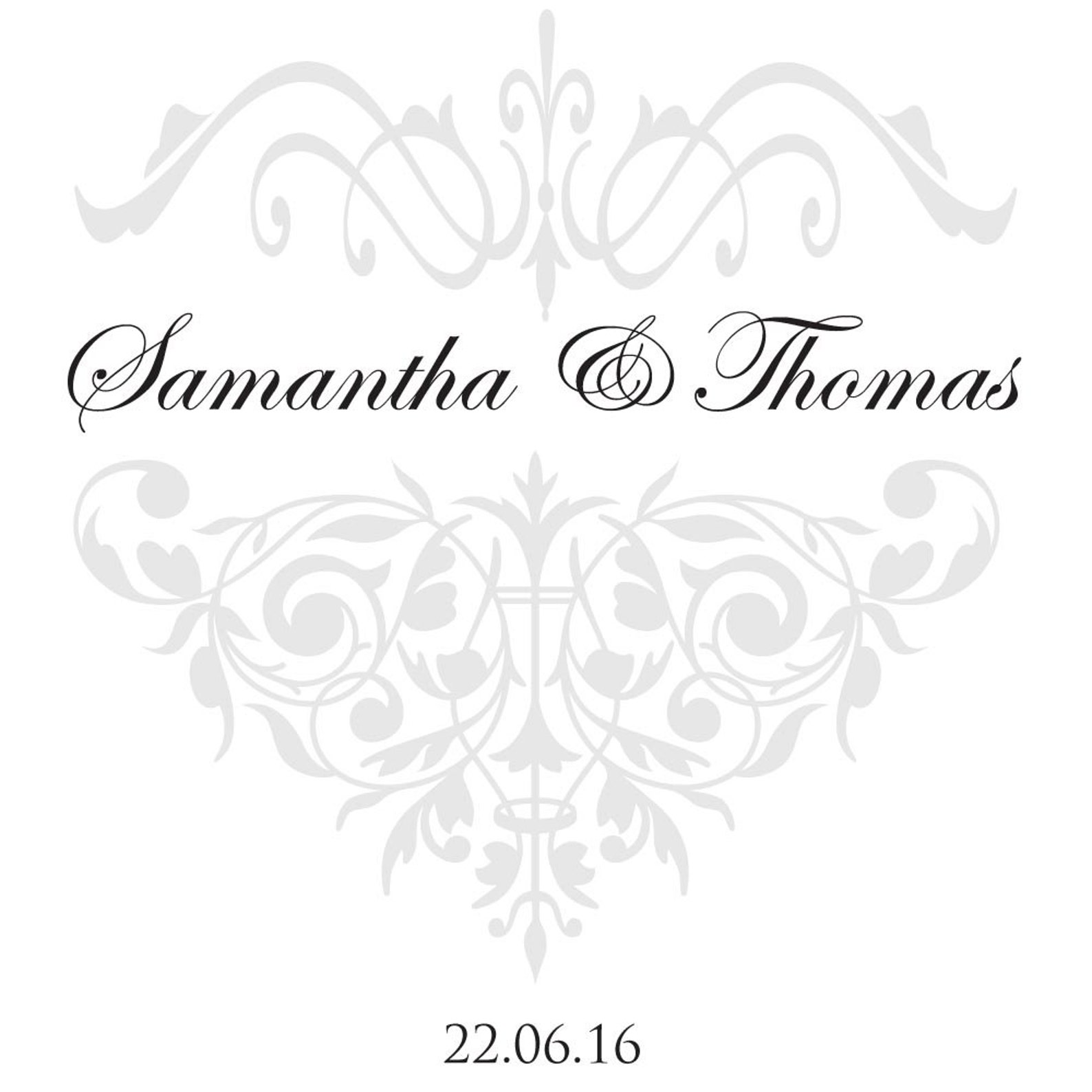 Majestic Wedding Aisle Runner With Personalised Text - Etsy UK