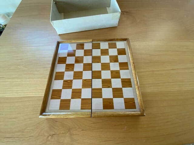 Vintage Folding Magnetic Travel Chess Set With Plastic Pieces | Etsy