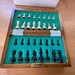 Vintage Folding Magnetic Travel Chess Set With Plastic Pieces ...