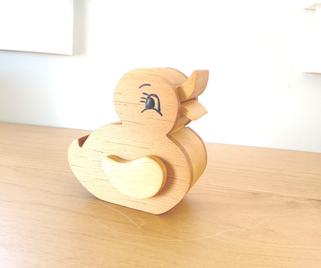 Vintage Wood Duck Stamp Holder - Etsy