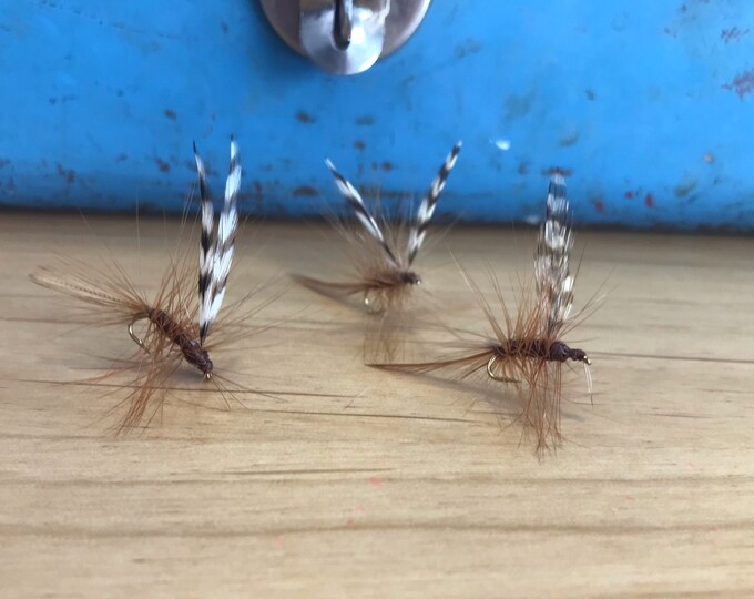 Fly Fishing Flies: Three (3) Red Quill Dry Flies - Etsy