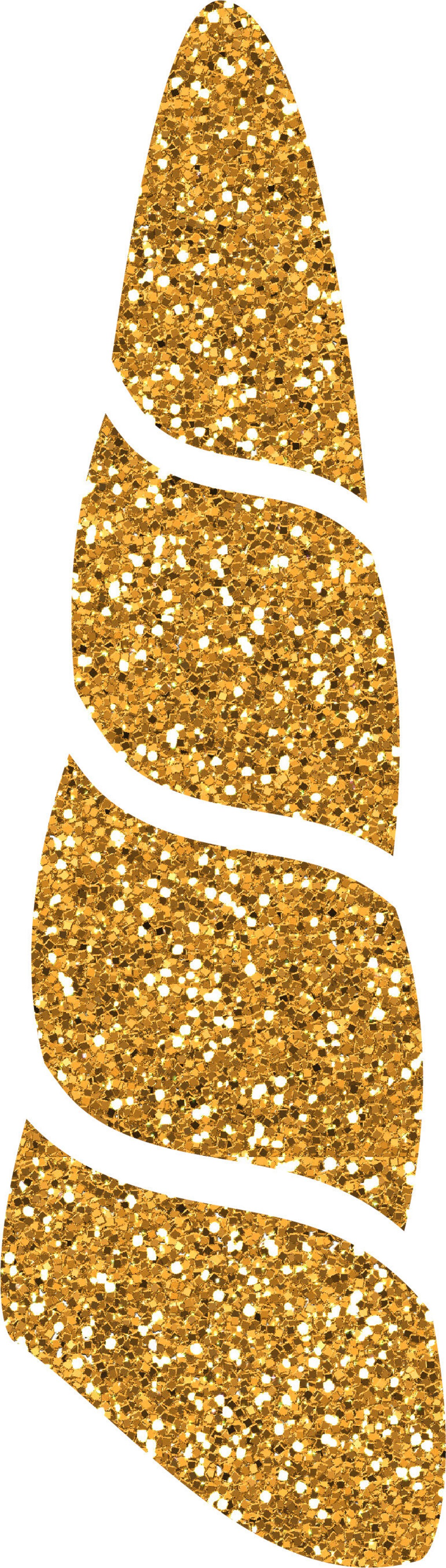 Unicorn's Horn PNG Printable Clipart Shirt print Gold | Etsy