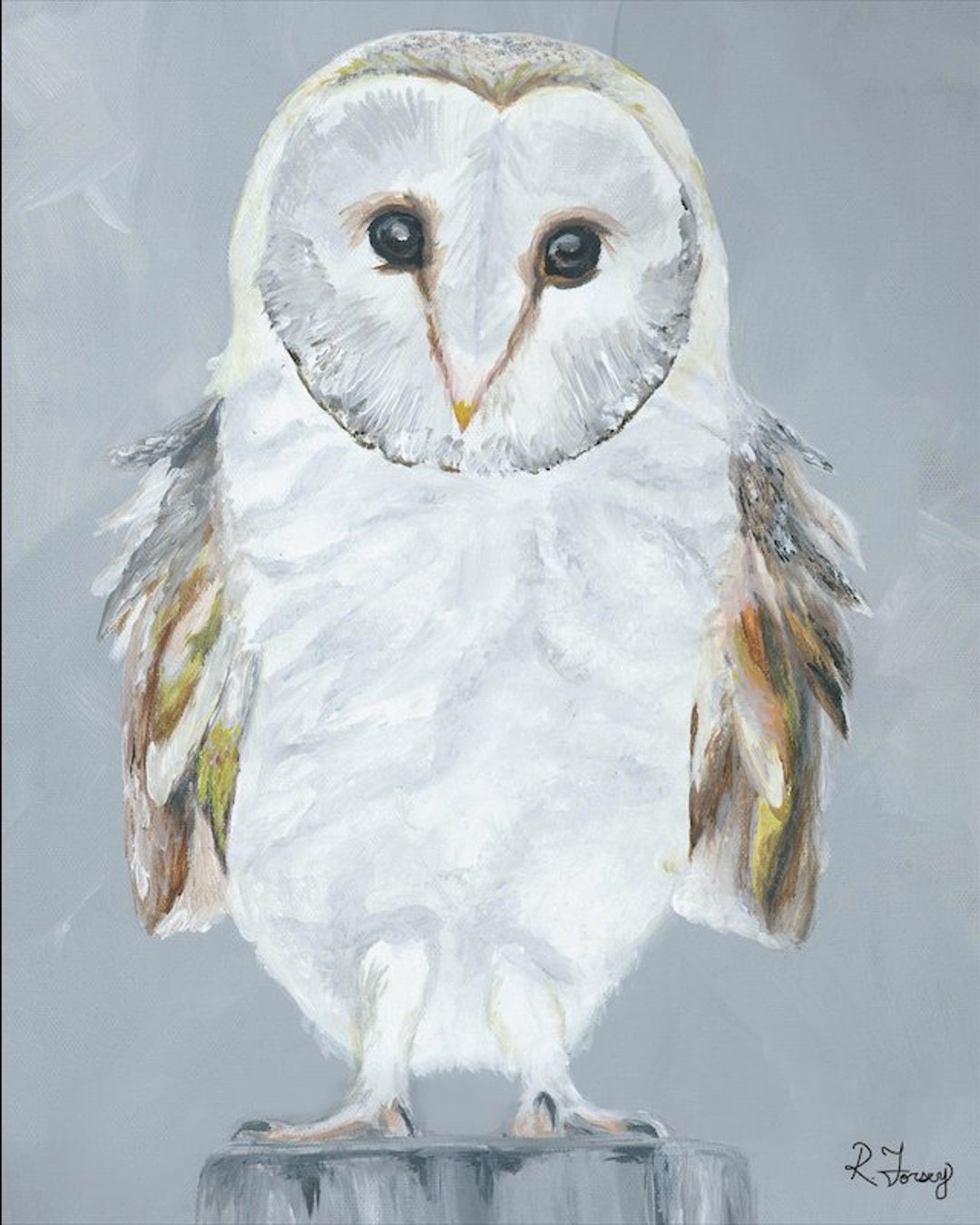 Snowy Owl Art Print - Etsy