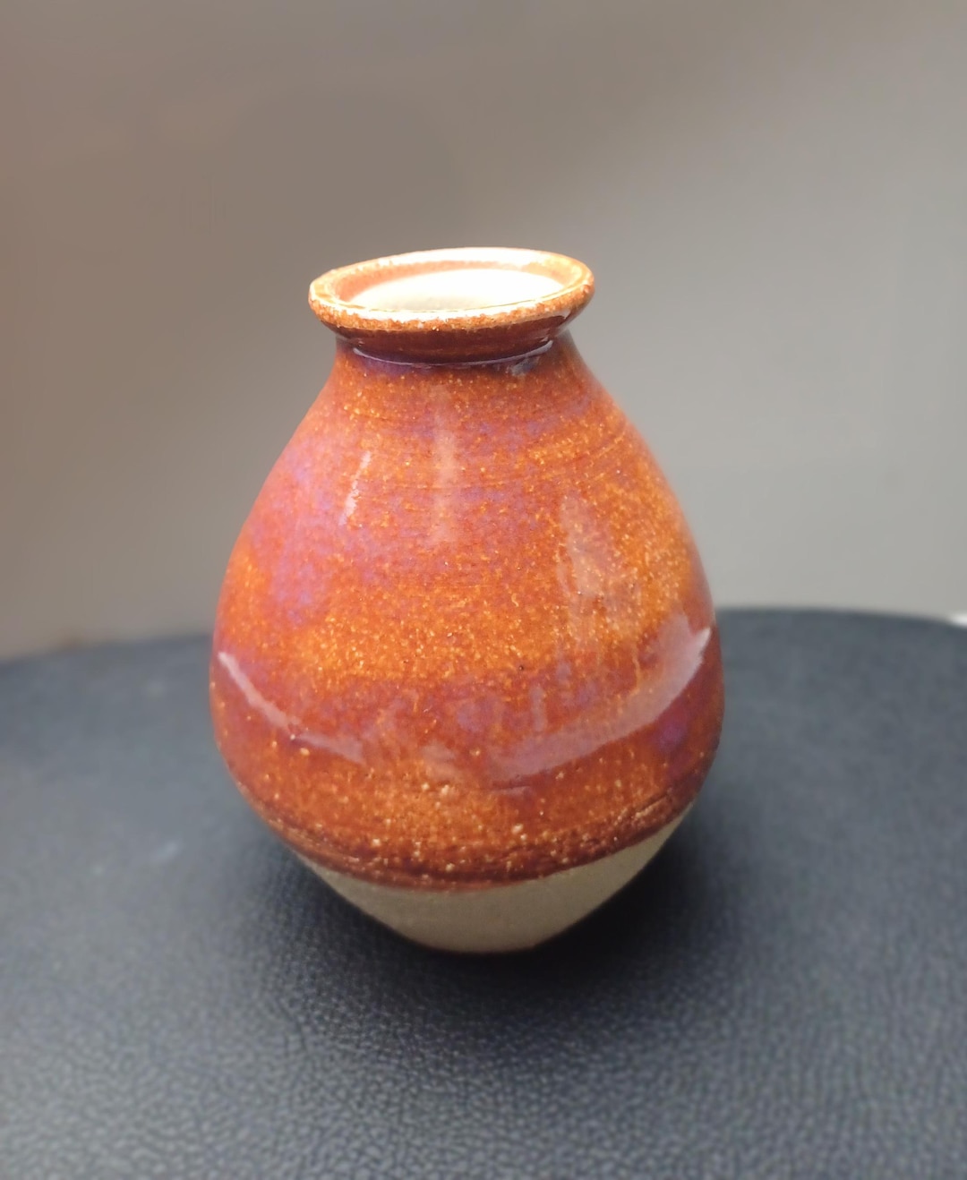 Ceramic Handmade Flower Vase; Kimchi Partially Glazed Bud Flower Pot - Etsy