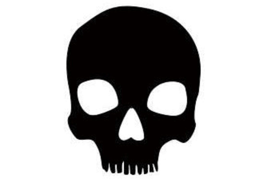 Skull Vinyl Decal, Skull Car, Laptop, Phone, Yeti Sticker - Etsy
