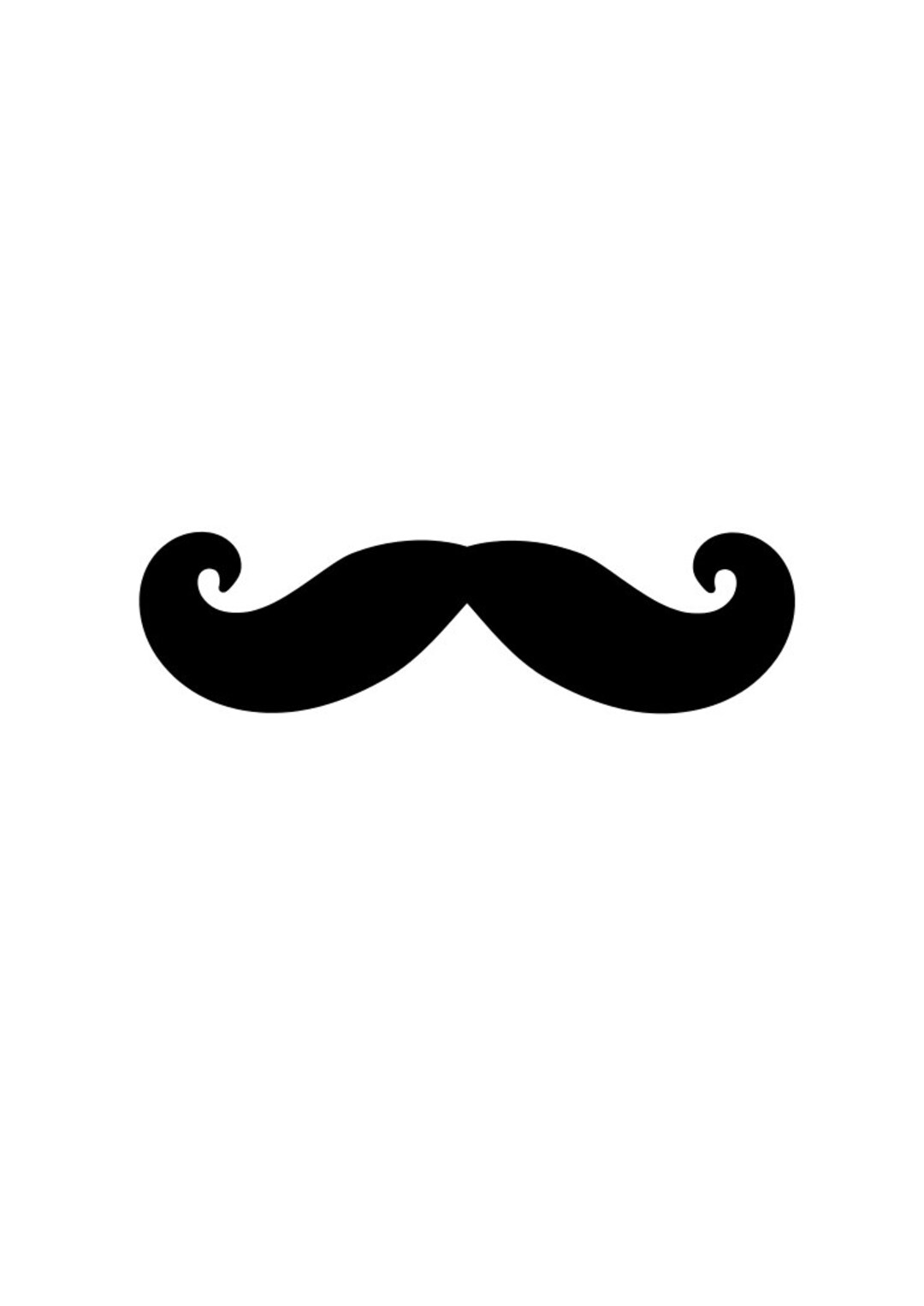 Mustache Vinyl Decal, Mustache Car, Laptop, Yeti, iPhone Sticker - Etsy