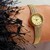 RARE Vintage Gold Plated Ladies Watch by SANTIMA / Dainty Gold Cocktail ...