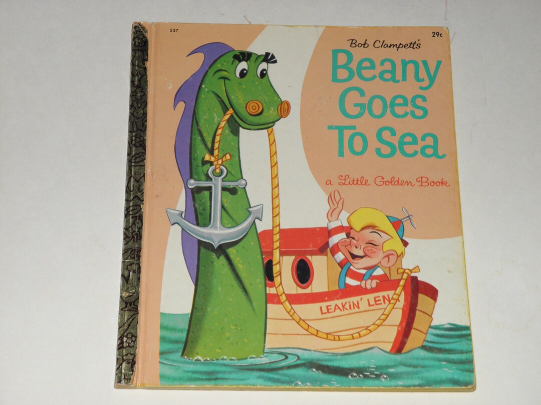 Beany Goes to Sea Little Golden Book - Etsy