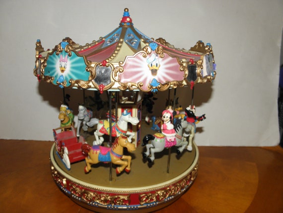 Disney Mr. Christmas Musical Carousel - Etsy