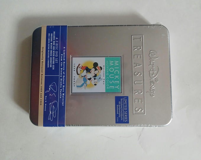 Walt Disney Treasures DVD- Mickey Mouse in Living Color - Etsy