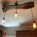 Live Edge Walnut Edison Bulb Light, Live Edge Kitchen Light, Live Edge ...