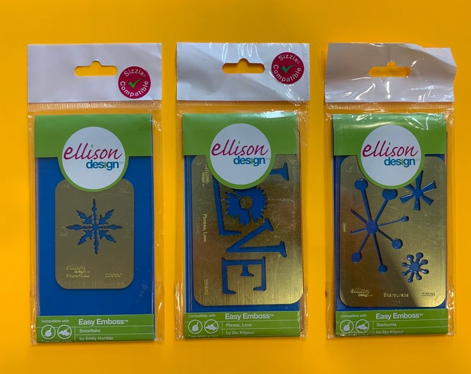 Choose Emboss Starbursts, Love or Snowflake Ellison Design, Compatible ...