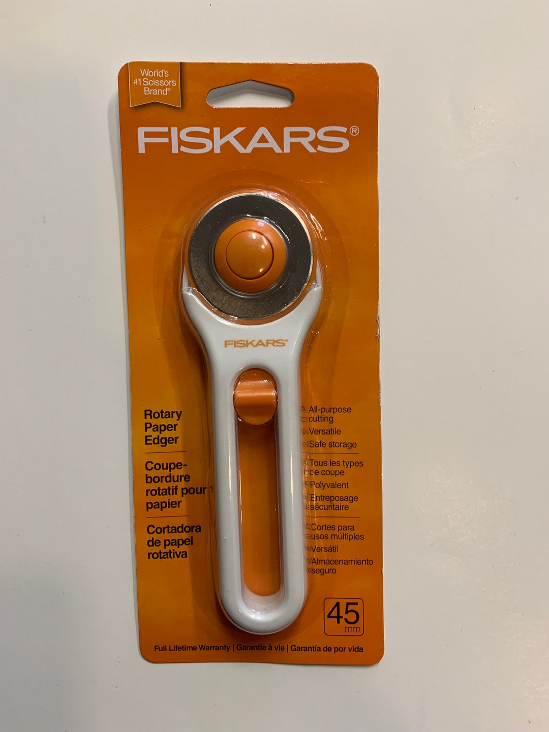 Fiskars 45mm Rotary Paper Edger, Paper Cutter, Paper Trimmer - Etsy