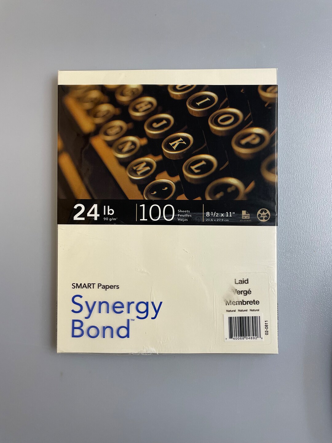 100 Sheets Laid Paper, Natural Color, Smart Papers Synergy Bond, Paper ...