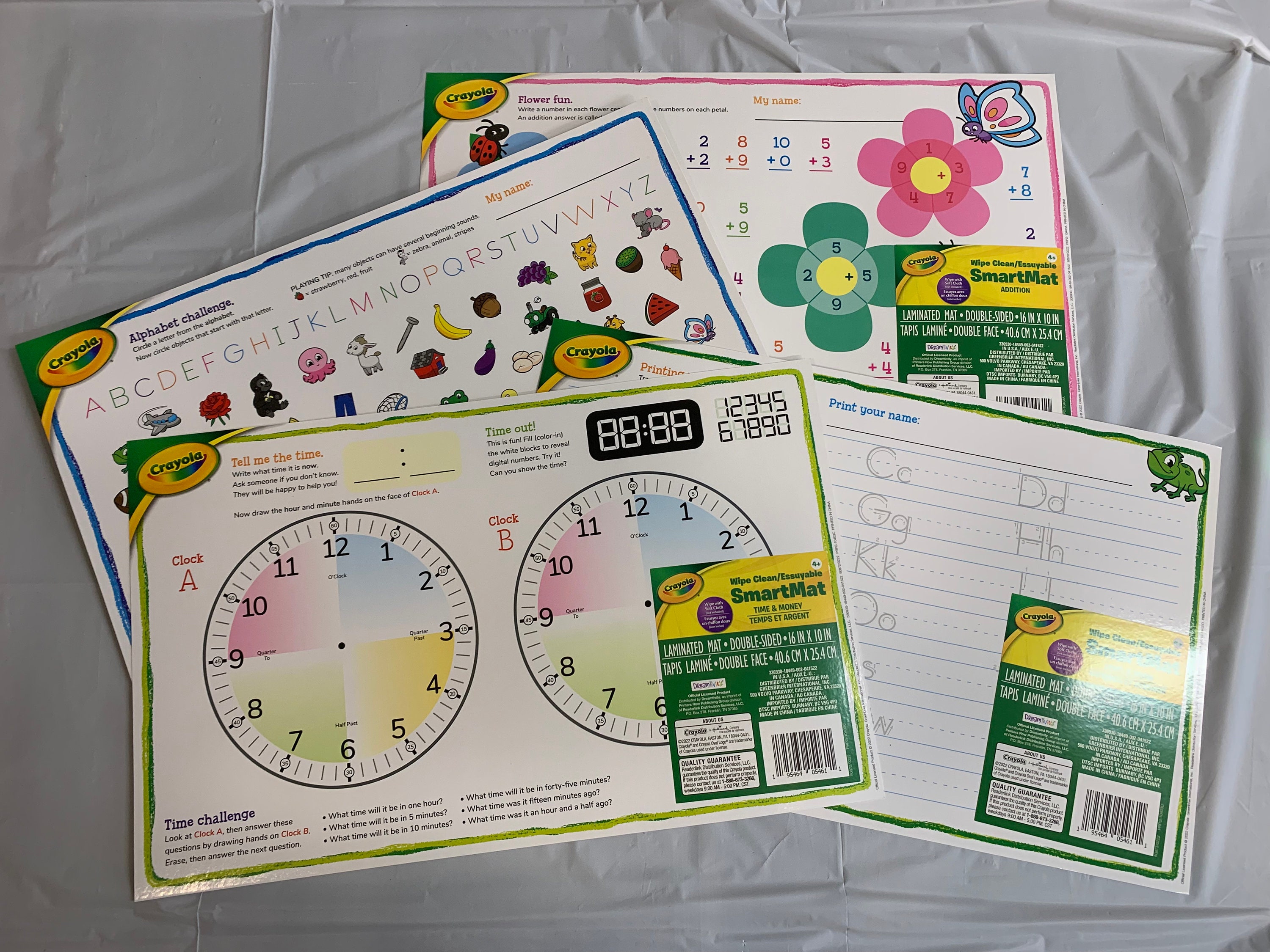 Crayola Smartmat, Wipe Clean Mat, Laminated Mat, Learning & School ...
