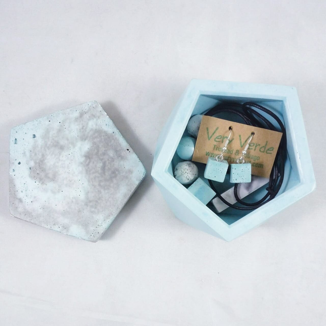 Concrete Jewelry Set - Etsy