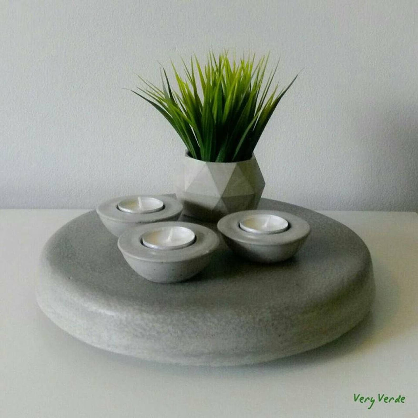Concrete Turntable - Etsy