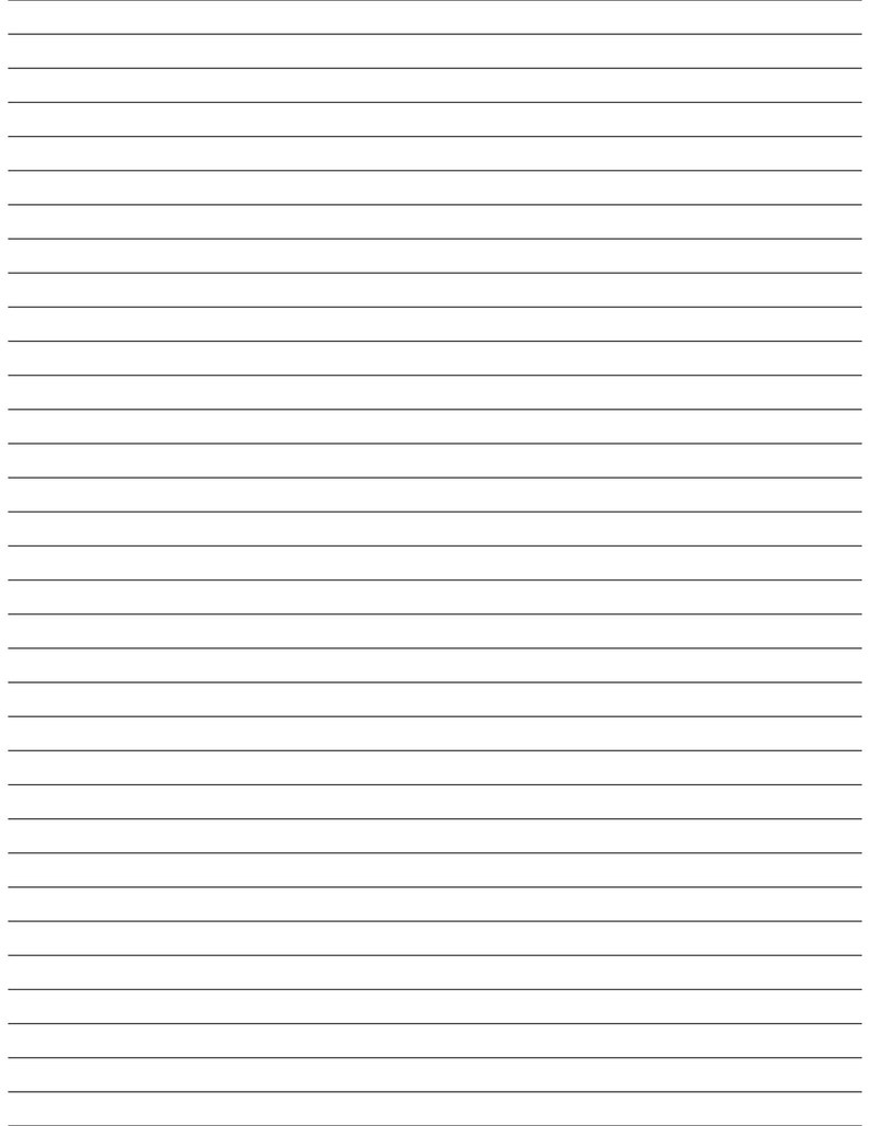 Lined Paper, 8.5 X 11 Inches, Instant Download - Etsy