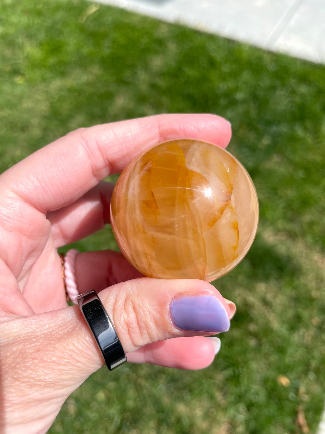 Golden Healer Sphere, Master Healer, Large Sphere, Healing Crystals ...