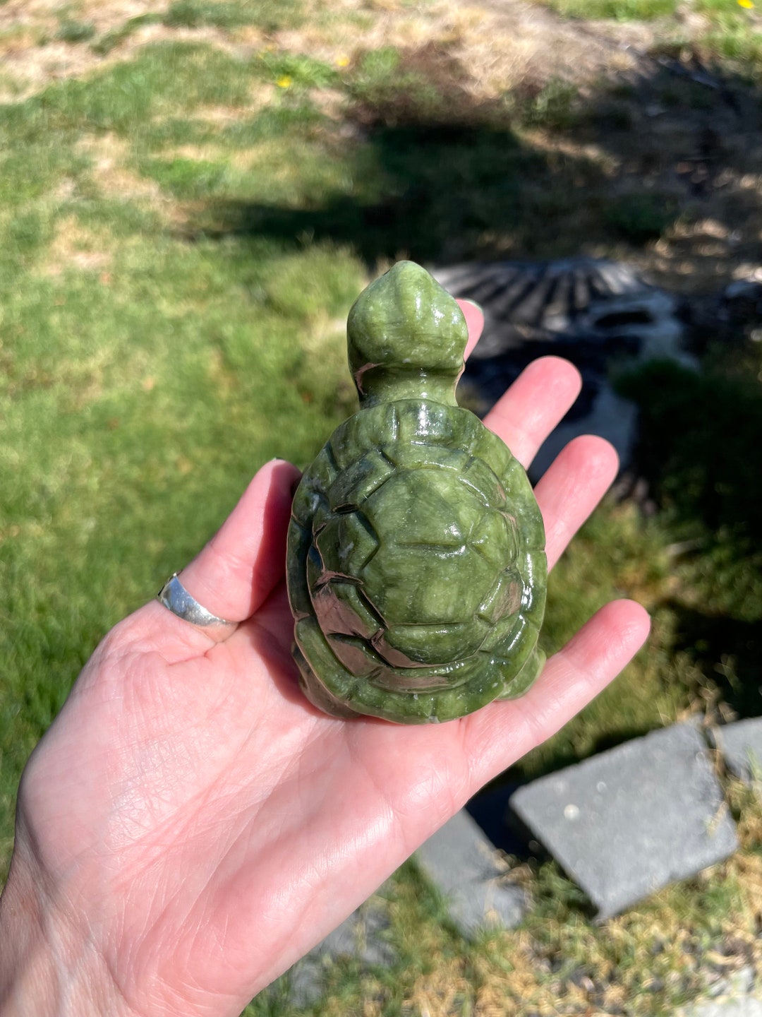 Green Jade Turtle, Turtle Carvings, Natural Gemstones, Gemstone Spheres ...