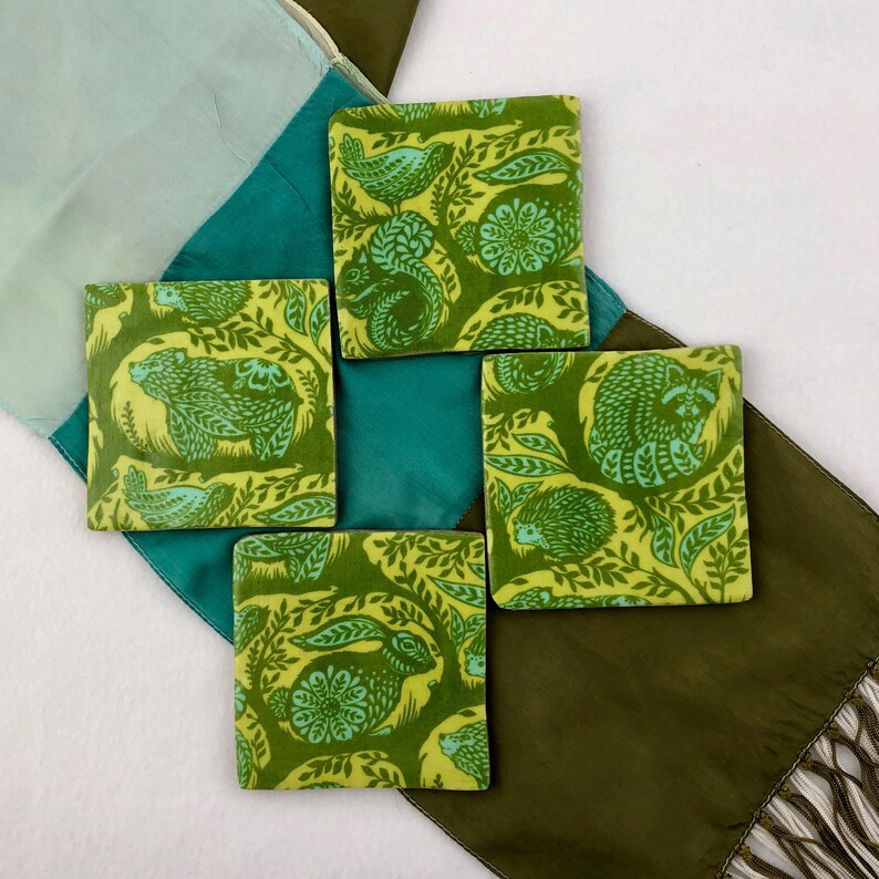 Forest Animal Coaster Set Add a Touch of Spring to Your Home Decor With ...