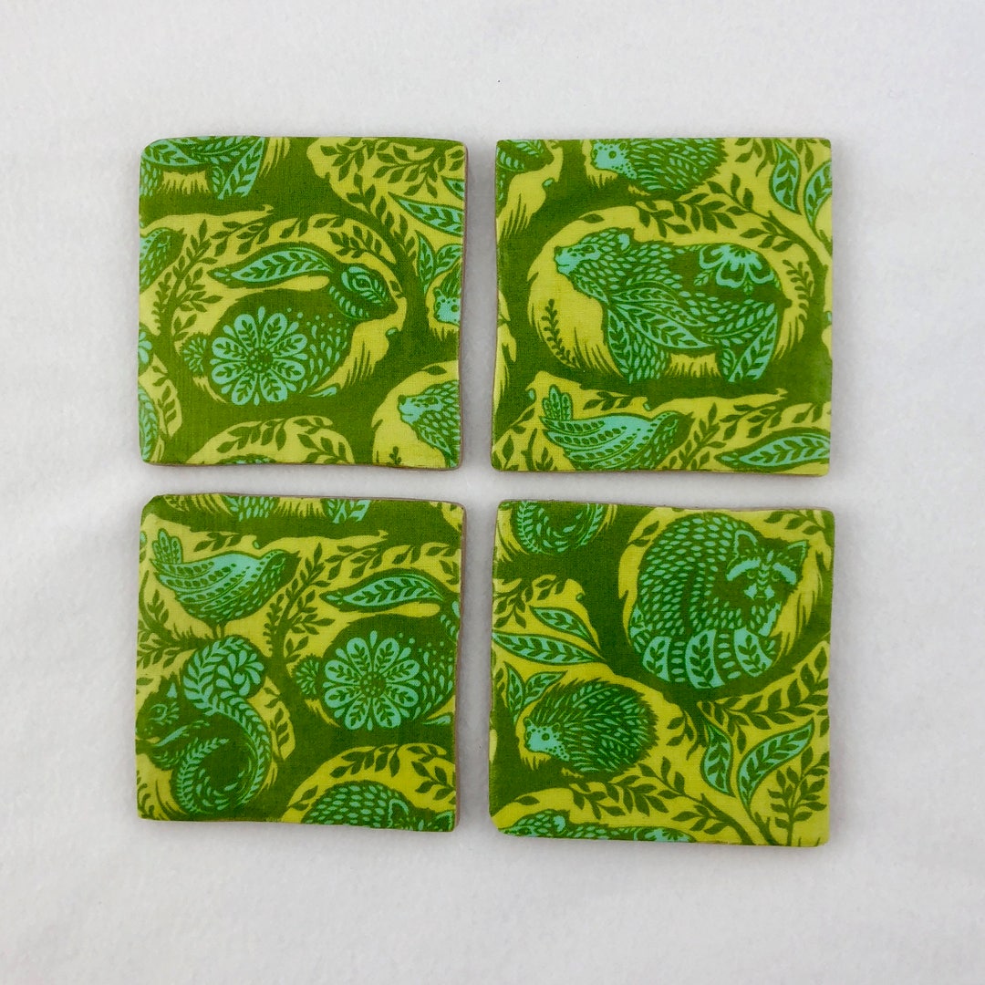 Forest Animal Coaster Set Add a Touch of Spring to Your Home Decor With ...