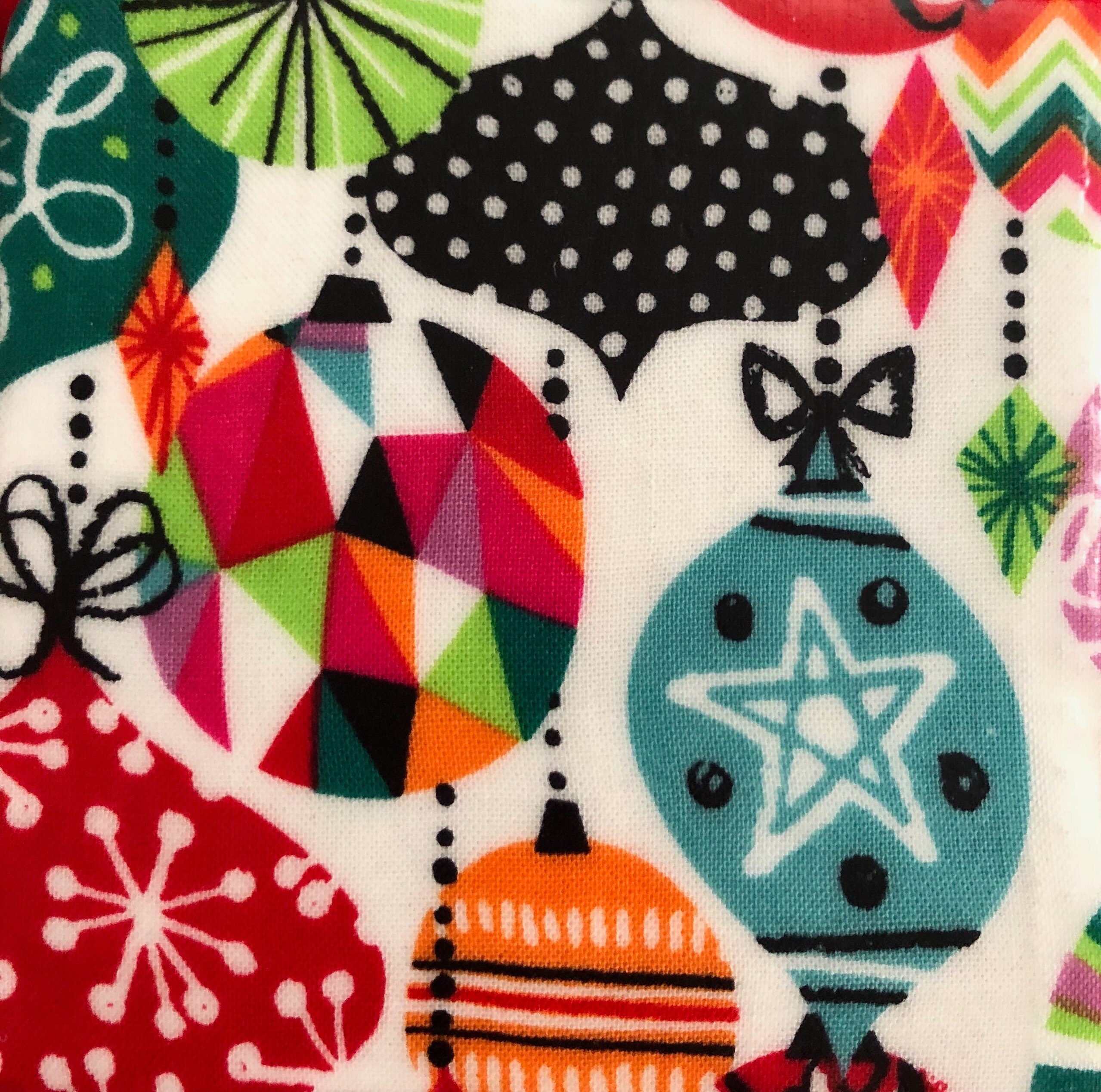 Colorful Christmas Tree Ornaments Make This Holiday Coaster Set Pop ...