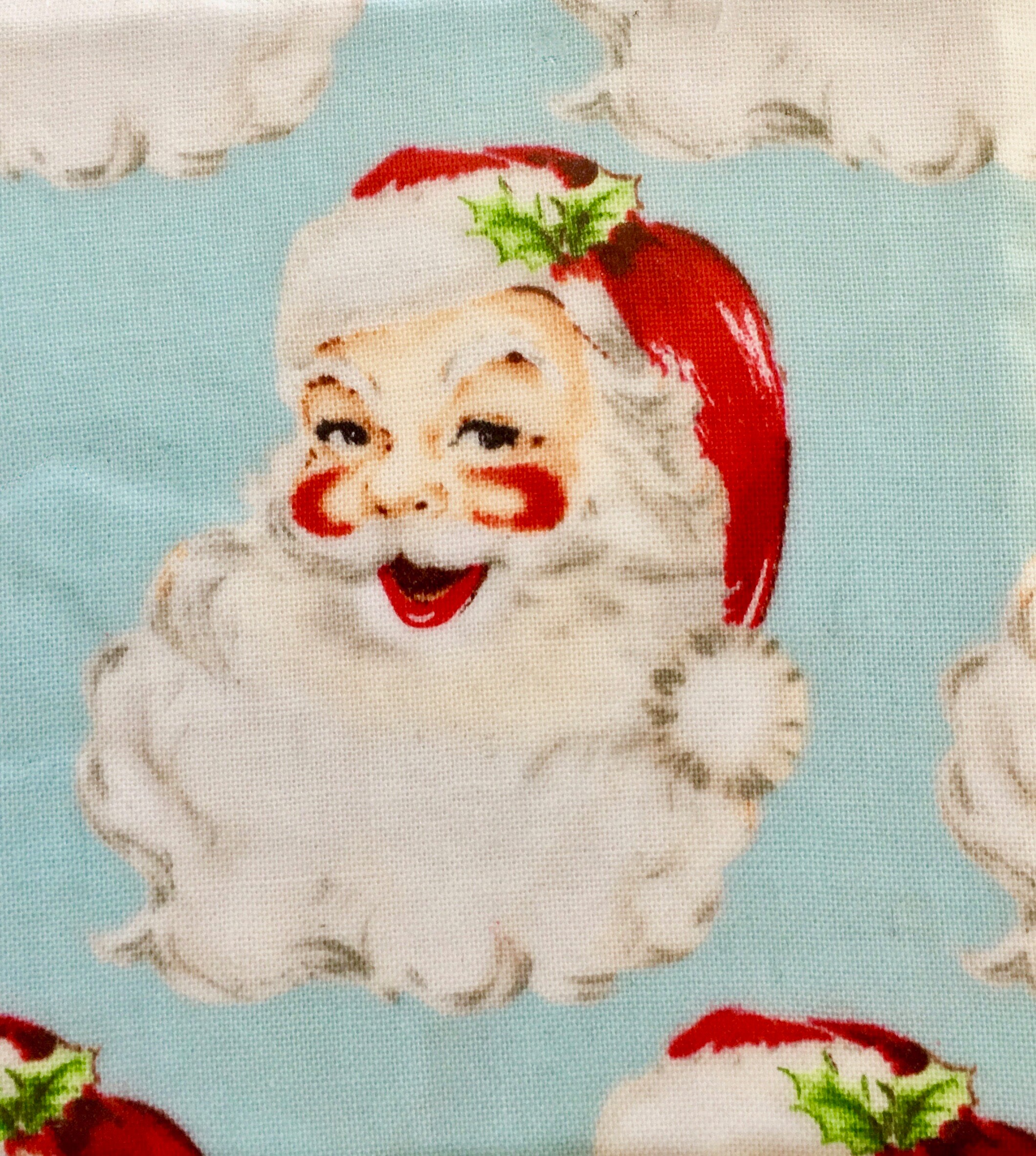 Christmas Ready With Four Vintage Santa Clause Tile - Etsy