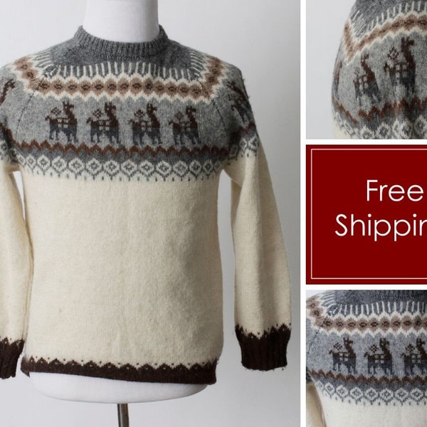 Llama Sweater - Etsy