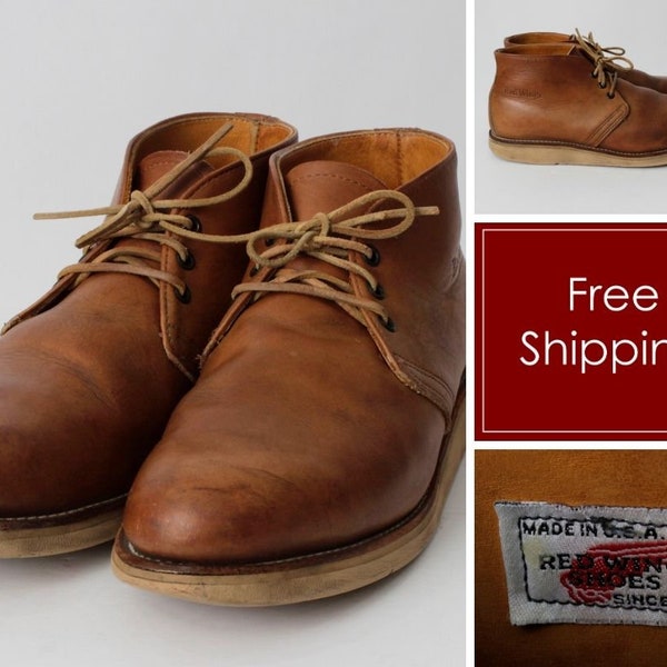 Red Chukka Boots - Etsy