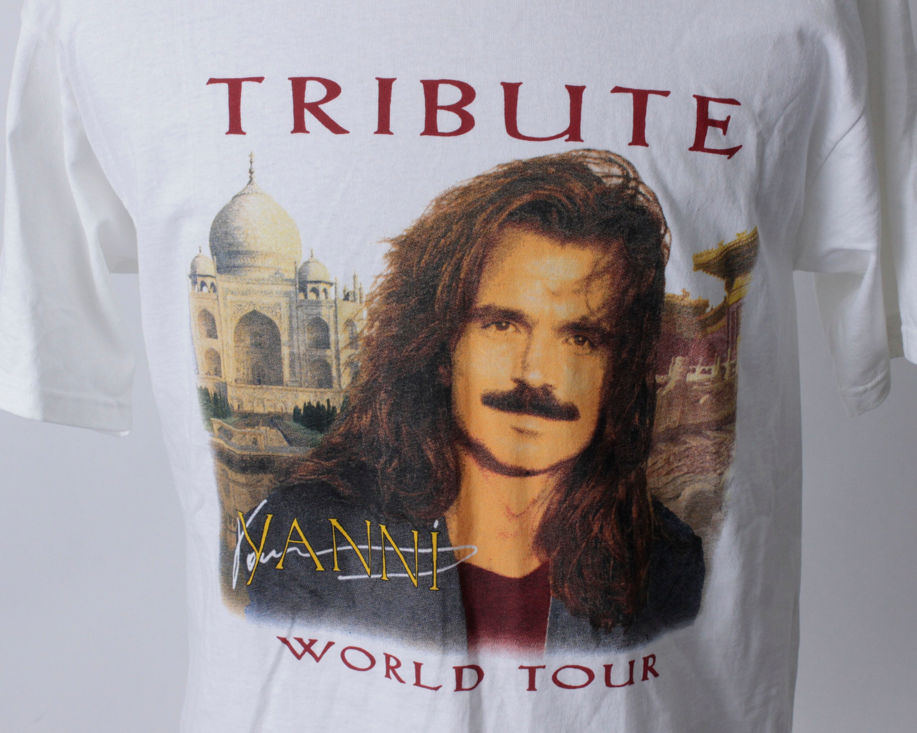 Vintage Yanni T Shirt TShirt Tee Tribute World Tour 2000 | Etsy