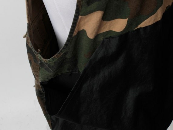 Vintage 80s Camo Hunting Vest Duck Camouflage Hunter … - Gem
