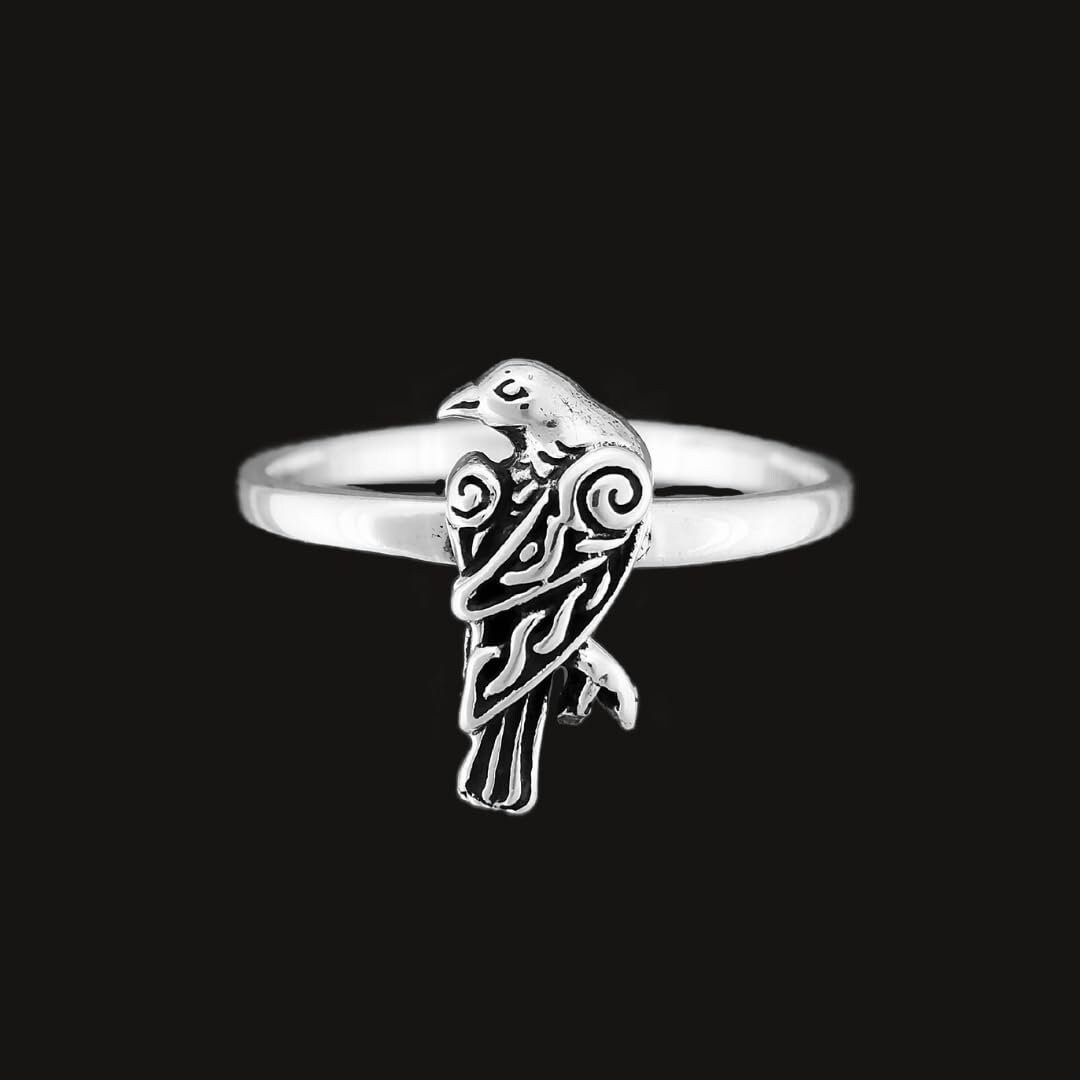 Stunning 925 Sterling Silver Celtic Raven Ring - Etsy