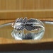 Sterling Silver Feather Band Ring in Sizes 6, 7, 8, 9 - Etsy