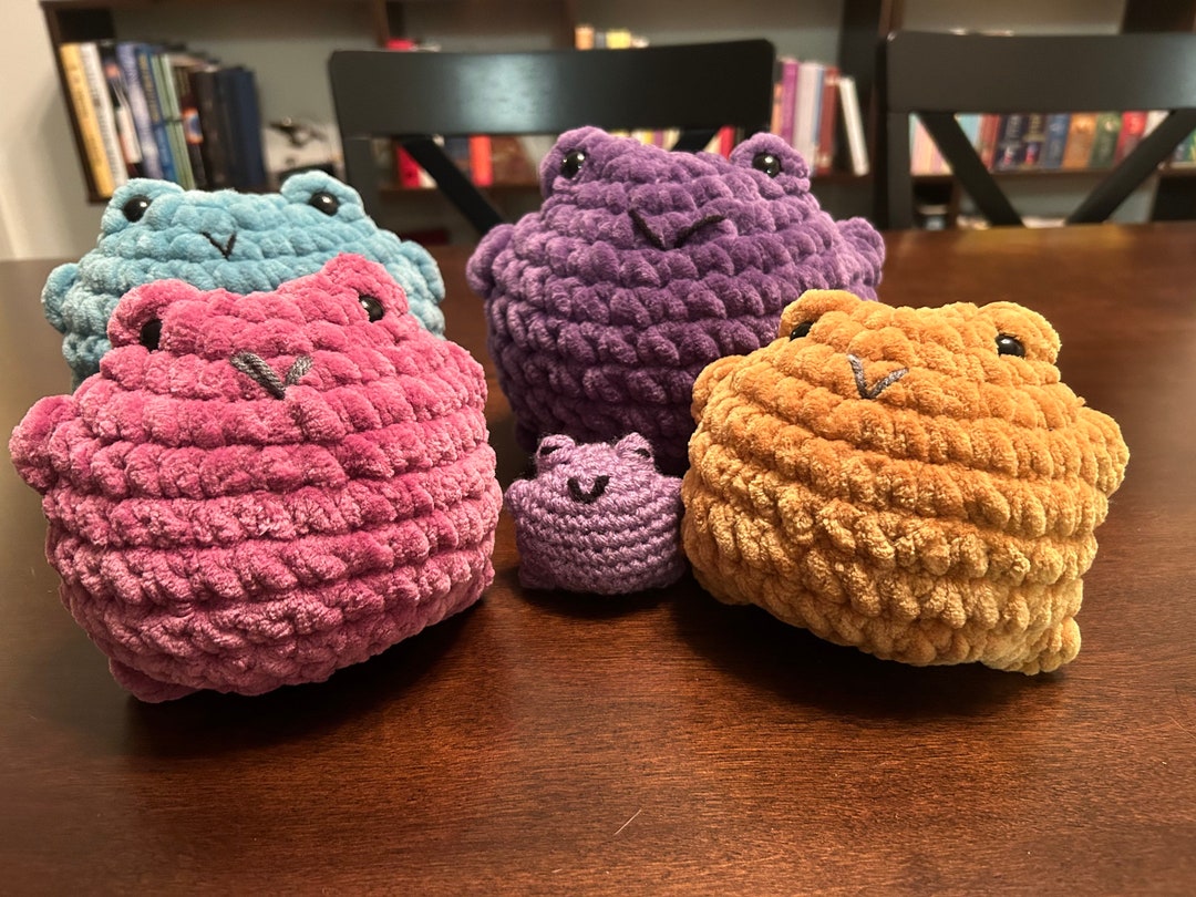 Crochet Frog Blobs Handmade to Order - Etsy