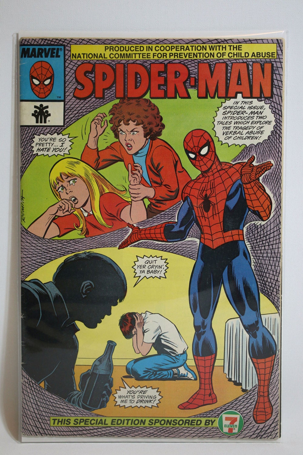 Amazing Spider-man Giveaway Prevention of Child Abuse Comic Book (1987 ...